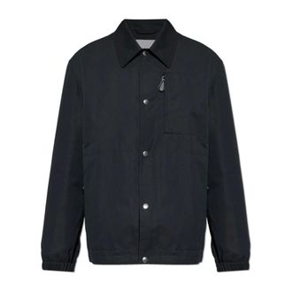 Jil Sander Homme, Vestes, Noir, Taille: M Veste avec Manches &agrave; Cordon de Serrage