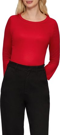 s.Oliver Jersey-Shirt mit Rundhalsausschnitt