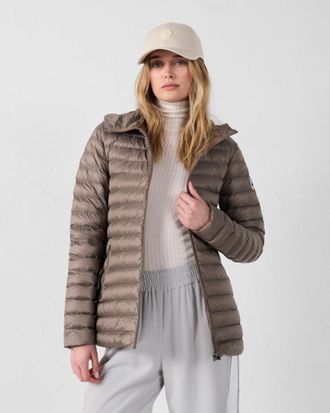 Jott Doudoune mi-longue Taupe Claudie - Taille S