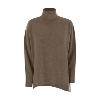 VANIS&Eacute; Giuly Maxi Cashmere Rollkragenpullover - - Knitwear - Damen - Braun - M