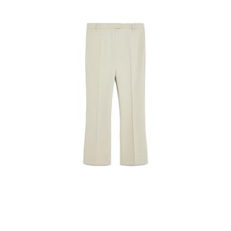 Max Mara Viskosehose - - Trousers - Damen - Beige - S