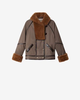 Isabel Marant Veste Olinka - Femme - Marron - Taille34 - Marant &Eacute;toile