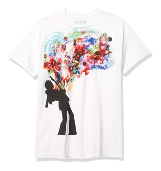 Liquid Blue Unisex-Erwachsene Jimi Hendrix Soul Explosion T-Shirt, weiß, Large