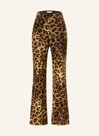 BA&SH Ba&Sh Marlenehose Brent Aus Samt braun