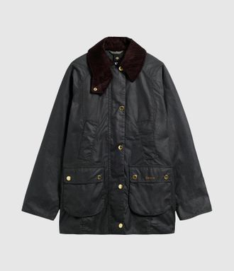 Barbour Veste Modern Beadnell Wax Sage Ancient