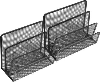 SOLUSTRE 2 St&uuml;ck Briefumschlag Organizer Metall Kompakter Dokumentenhalter Mit Abgerundeten Ecken Leichter Schreibtisch Organizer F&uuml;r B&uuml;ro Zuhause Und Studium