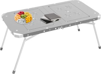 Generic Faltbarer Hubtisch - Tragbarer Klapptisch für den Außenbereich, kompakter leichter Campingtisch | Patchbarer faltbarer Campingtisch, multifunktionaler