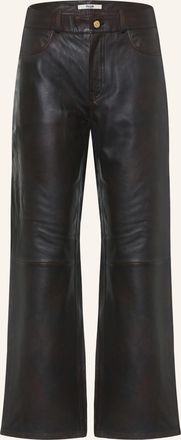 Maje Lederhose braun