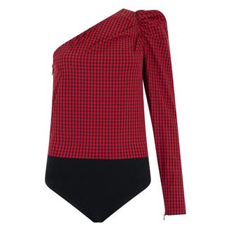 Red Valentino Femme, Tops, Rouge, Taille: 32 FR Body Asym&eacute;trique Moderne