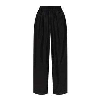Lisa Yang Seidenhose mit lockerer Passform - - Trousers - Damen - Schwarzk - M