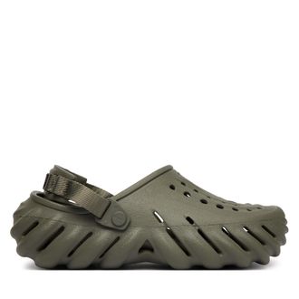 Crocs Pantoletten Crocs Echo Clog 207937 Gr&uuml;n