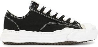Miharayasuhiro Mihara Yasuhiro - Baskets en Coton Noir avec Semelle Ondul&eacute;e - Homme - Chaussures - Noir - Taille: 42 EU