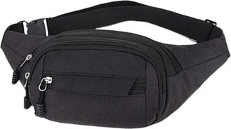 Generic Laufbandtasche - H&uuml;fttasche, Wanderreisen Bum Bag | Hands-Free Sportpack zum Einkaufen Hund Gehen Joggen Fitness Outdoor-Aktivit&auml;ten, Black, se beskri