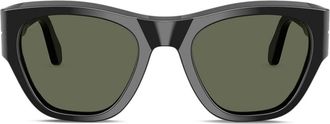 Persol Sonnenbrille mit eckigem Gestell - Schwarz