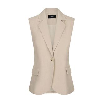 Ibana Femme, Vestes, Beige, Taille: 44 FR Gilet Tarika