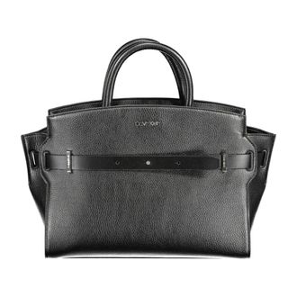 Calvin Klein Schwarze Damenhandtasche mit abnehmbarem Riemen - - Bags - Damen - Schwarzk - ONE SIZE