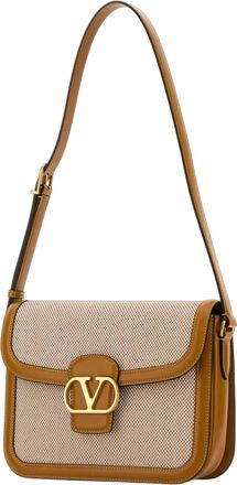 Valentino Garavani Naturaletobaccogoldencuir Borse A Mano Bag