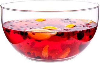 Trendglas Jena Große Schüssel aus Glas, Mikrowellen-, Spülmaschinen- und Backofengeeignet, 4L, 302405