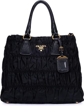 Prada Crossbody Bags - Tessuto Gaufre Tote - Gr. unisize - in Schwarz - f&uuml;r Damen