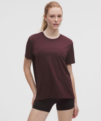 lululemon T-Shirt Swiftly coupe décontractée Coupe revisitée pour Femmes - Taille 14