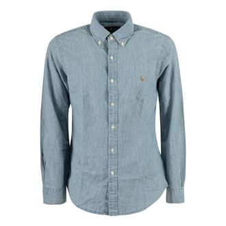Ralph Lauren Chambray Hemd - - Shirts - Herren - Blau - S
