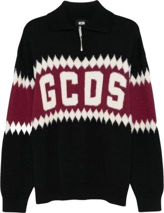 GCDS Gcds, Herren, Strickwaren, Schwarzk, MGr&ouml;&szlig;e