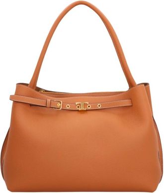 Tod's Tim Top Handle Piccola - Femme - Sacs - Brun - Taille: ONE Size