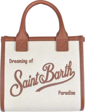 MC2 Saint Barth Femme, Sacs, Beige, Taille: ONE Size Vanity Handbag