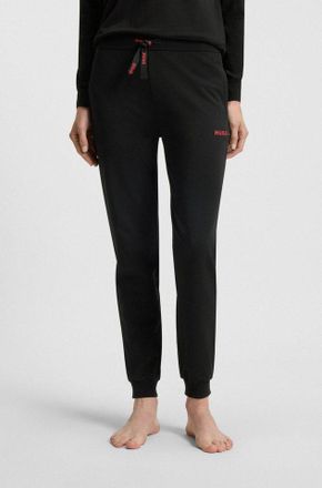 HUGO BOSS Jogginghose elastischer Bund mit Tunnelzug, gerade Passform, Eingrifftaschen