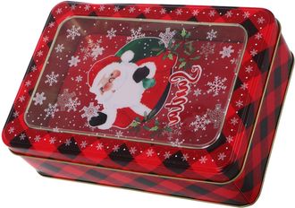 Garneck aus Weißblech süßigkeiten süßigkeiten box Weihnachtsgebäck Dose Kekstüten weihnachtsbaum Festival Weihnachtsplätzchenteller Eisen