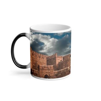 Fabulous Thermoreagierende Tasse Magische Tasse - Fort DAgra en Uttar Pradesh Indien Antikes Denkmal - 325 ml
