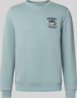 Blend Sweatshirt mit Motiv-Stitching Modell HIFOLO