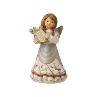 GOEBEL Weihnachtsdekoration Engelsfigur aus Porzellan hergestellt, Maße: 15.5 cm x 8.5 cm x 8.5 cm, 41-648-03-1