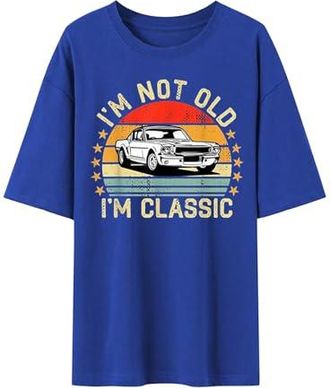 Generico T-shirt d&eacute;t&eacute; &agrave; manches courtes pour homme avec col rond en tissu doux pour un confort d&eacute;contract&eacute; au quotidien et pour les loisirs, C Bleu, M