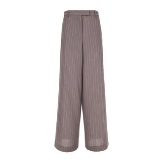 Dries Van Noten Pantalon large - Femme - Pantalons - Violet - Taille: 38 FR