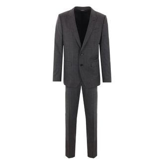 Dolce & Gabbana Einreiher-Anzug - - Suits - Herren - Grau - XL
