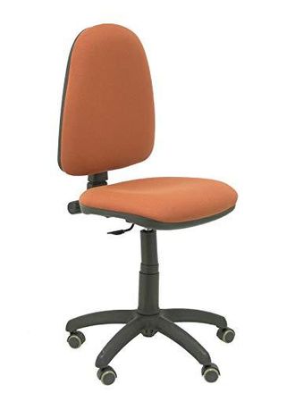 Piqueras y Crespo Modell 04CP Ergonomischer B&uuml;rostuhl mit Permanentkontaktmechanik, h&ouml;henverstellbar und r&auml;der parkett Sitz und R&uuml;cken gepolstert in Stoff BALI braun
