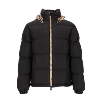 Burberry Homme, Vestes, Noir, Taille: XL Veste matelass&eacute;e en duvet et plumes
