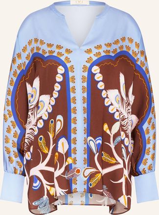 IVI Collection Ivi Collection Blusenshirt Aus Seide blau