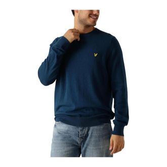 Lyle & Scott Herren, Strickwaren, Blau, SGr&ouml;&szlig;e