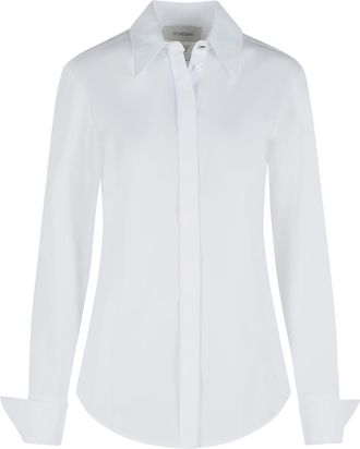 Sportmax Chemise en coton blanc Sportmax