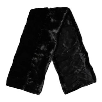Dolce & Gabbana Femme, Accessoires, Noir, Taille: ONE Size &Eacute;charpe Ch&acirc;le en Fourrure