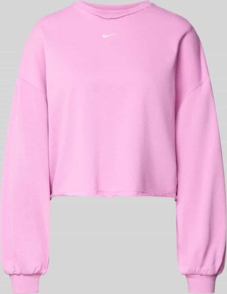 Nike Cropped Sweatshirt mit Logo-Stitching
