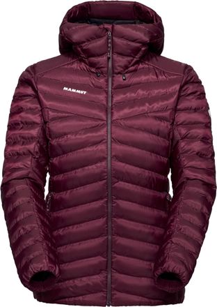 Mammut Albula IN Hooded Jacket Women | Leichte Wanderjacke mit Kapuze für Damen | Vin-Black, S