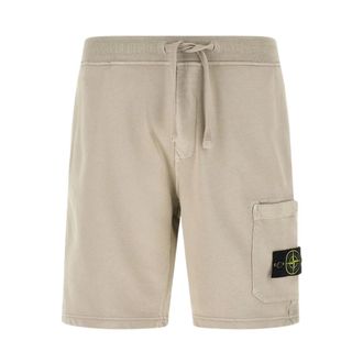 Stone Island Homme, Shorts, Gris, Taille: L Shorts avec Logo