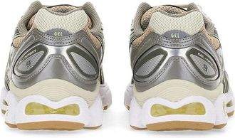 Asics Womens Gel-Nimbus 9 Sneaker Silver Synthetic Leather Sole Trainers