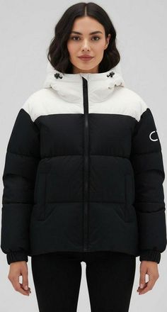 F.lli Campagnolo Winterjacke (1-St) mit fester Kapuze, leichtes Material, sportlicher Stil