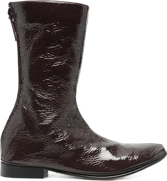 Alberta Ferretti Femme, Chaussures, Brun, Taille: 36 EU High Bottes