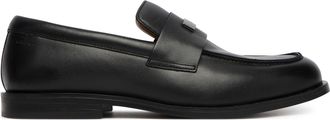 Calvin Klein Halbschuhe Calvin Klein Ess Rubber Loafer Hw Plaq Va Lth HM0HM02177 Schwarz