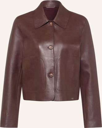 Milestone Lederjacke Mscanna rot